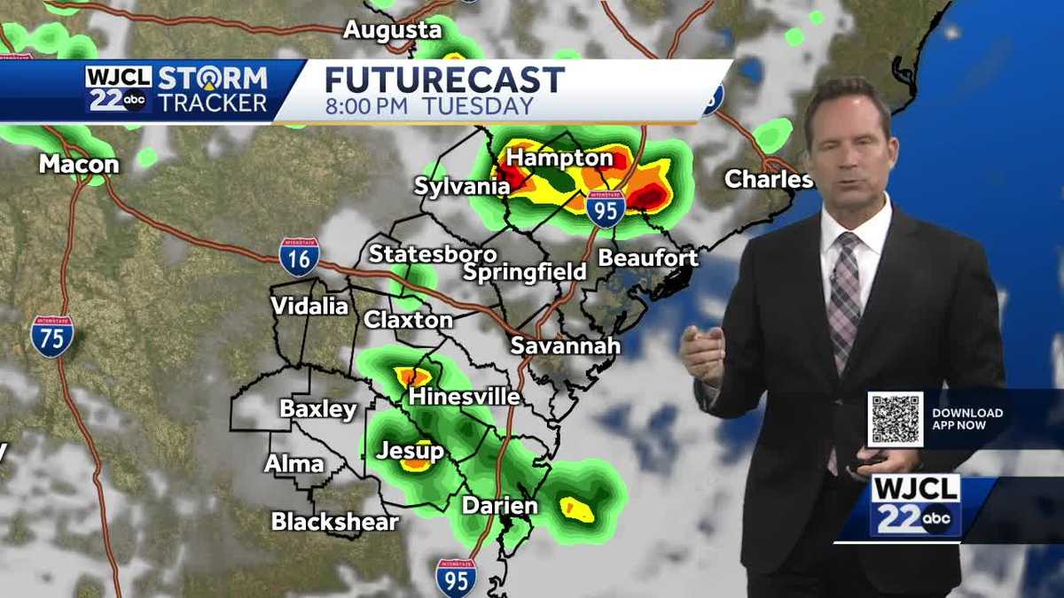 Savannah: Tracking rain chances, more heat