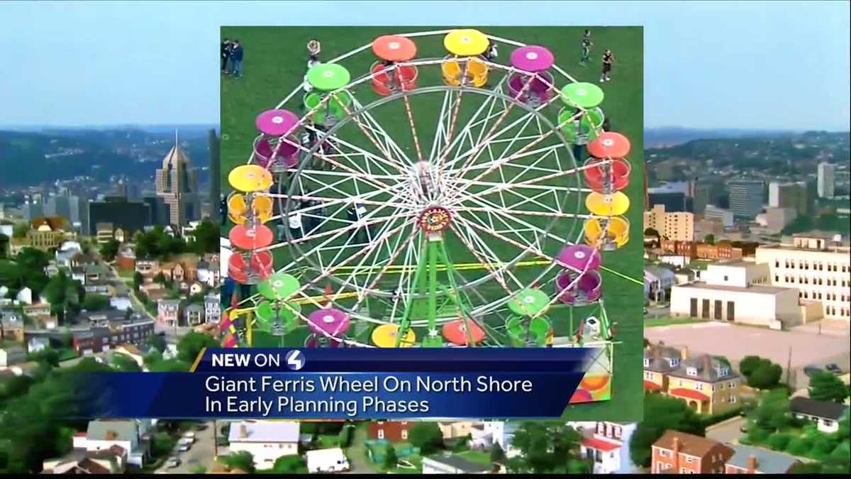 Year-round Ferris wheel in plans for Pittsburgh's North Shore