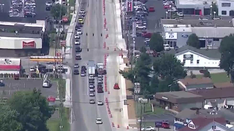 After several months, part of Dixie Highway project complete