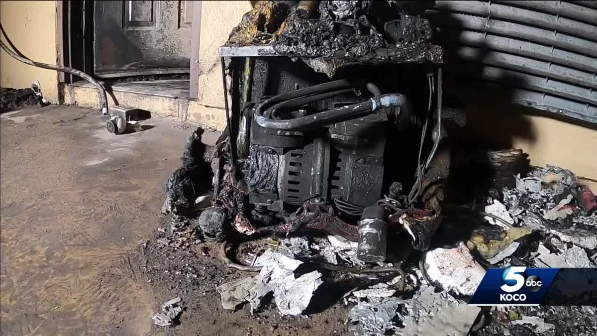Shawnee hotel room burns down after oxygen tank explosion