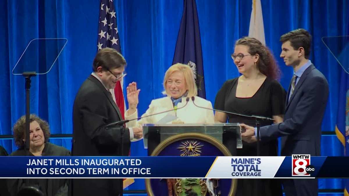 Maine Gov. Janet Mills inaugurated for second term in Augusta