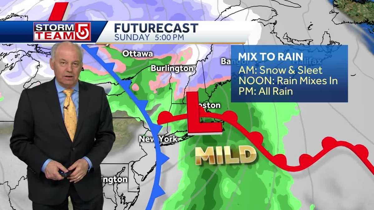 Video: Next storm could bring wintry mix to New England