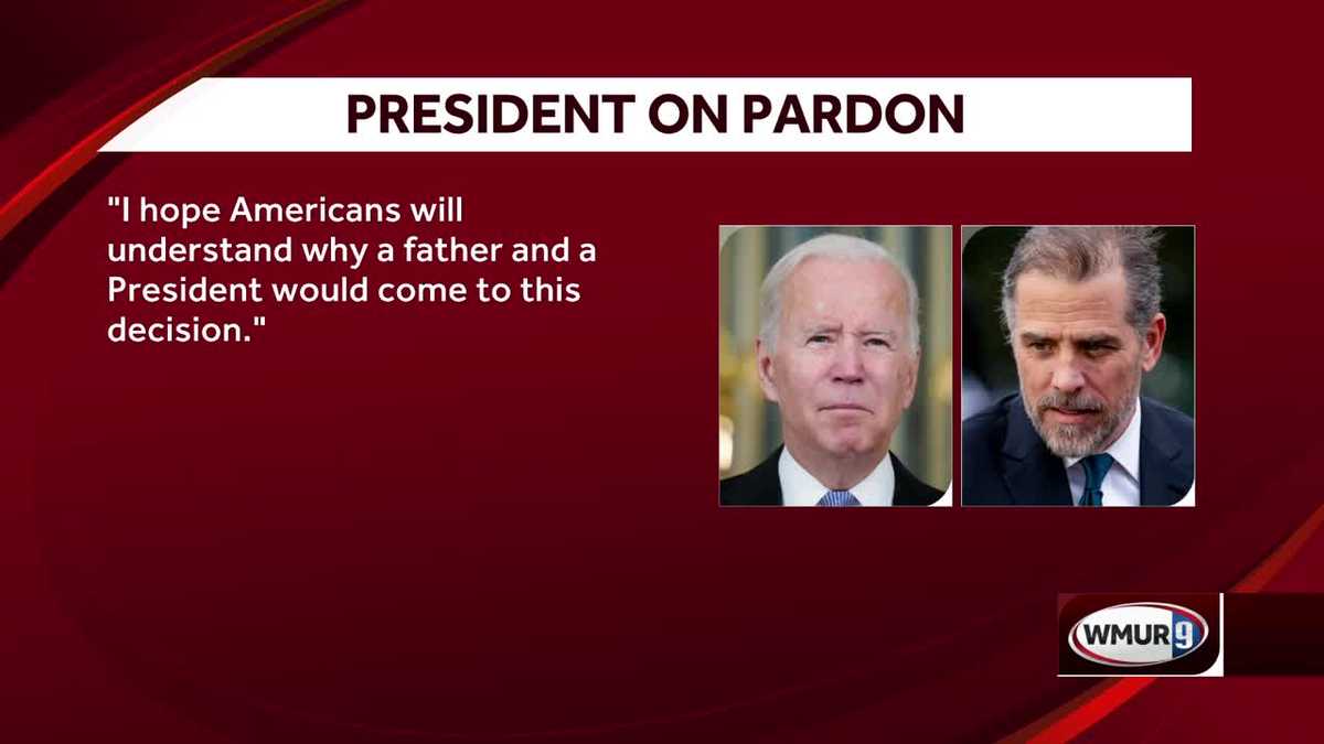 President Joe Biden pardons Hunter Biden