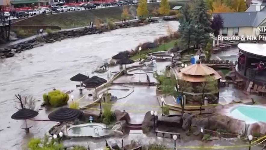 Floodwaters impacting popular resort in Pagosa Springs