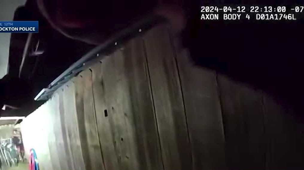 Stockton PD releases video of officers shooting robbery suspect