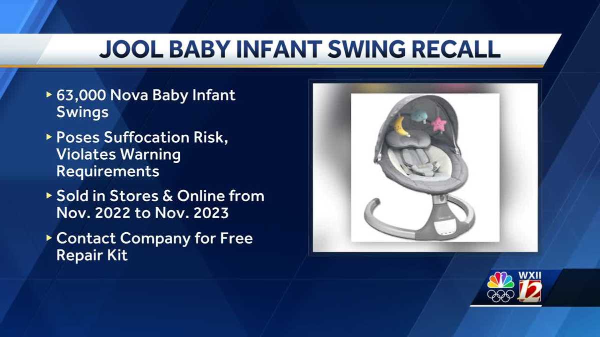 North Carolina: More than 63,000 'Jool Baby Nova Infant Swings ...