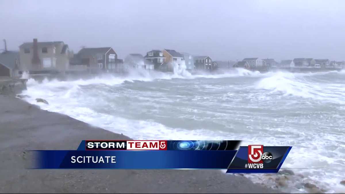 Roads closed due to flooding in Scituate