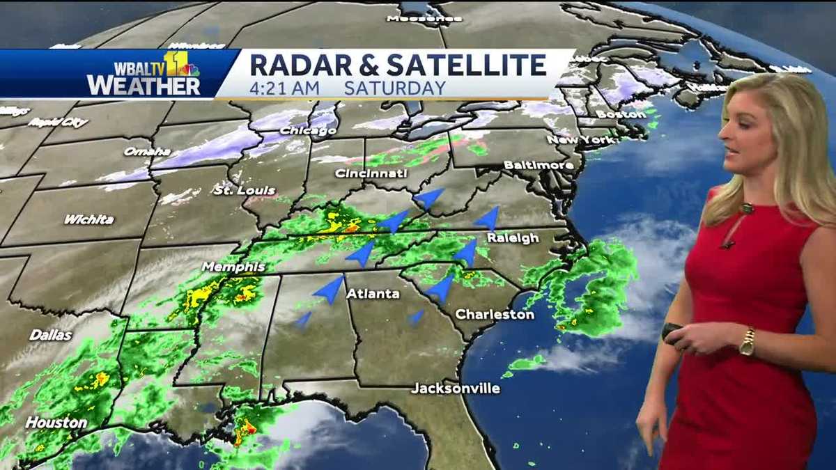 Rain Moves In For The Weekend