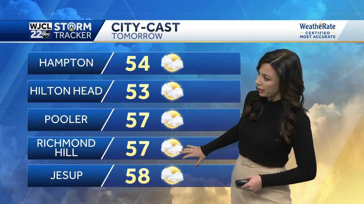 Big weather changes for the new week...highs dip to the 50s