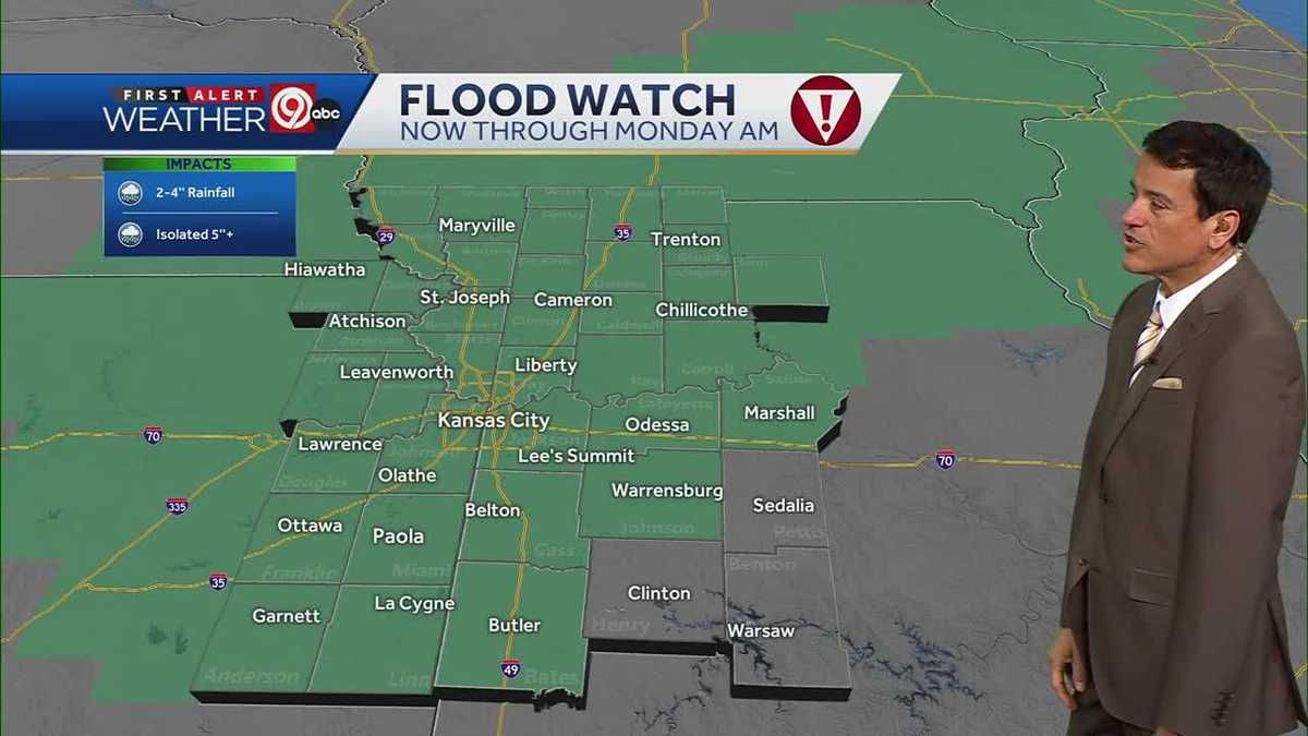 Kansas City weather: Flood Watch in effect for the metro
