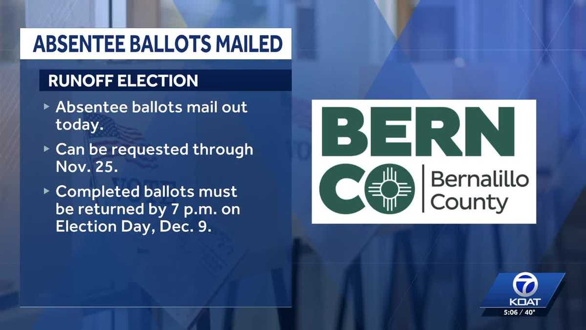 Absentee ballot requests open for Albuquerque runoff election