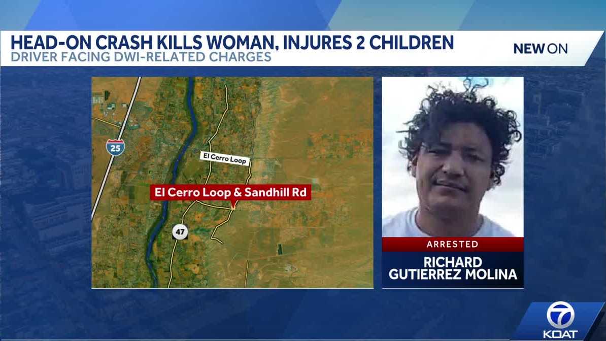 DWI arrest after head-on crash kills mother and hurts two kids