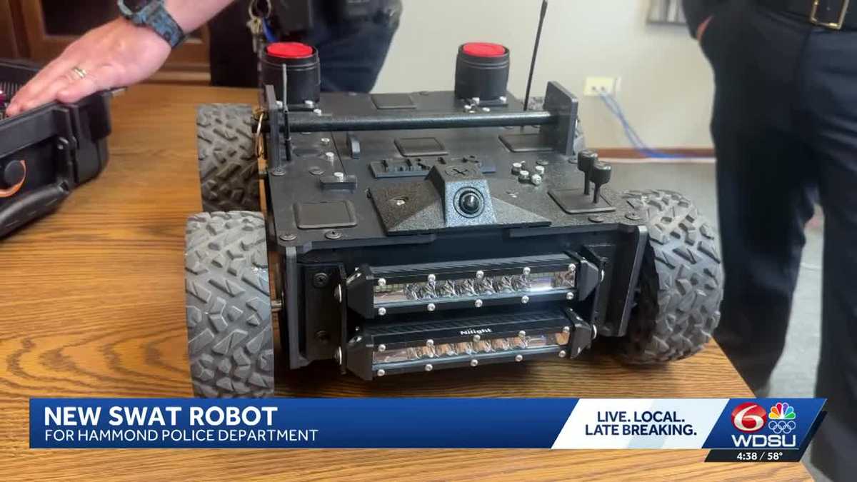 Hammond Police introduce new robot to SWAT team