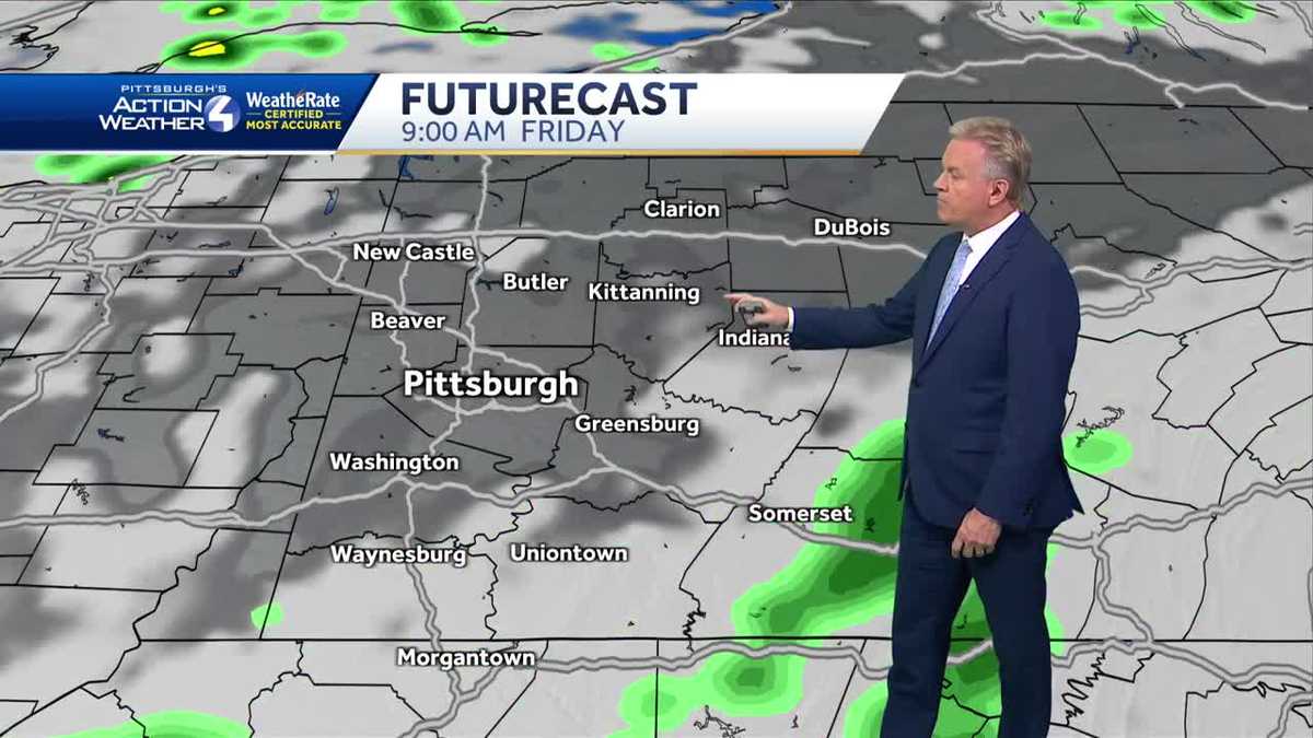Pittsburgh weather: Warm and breezy