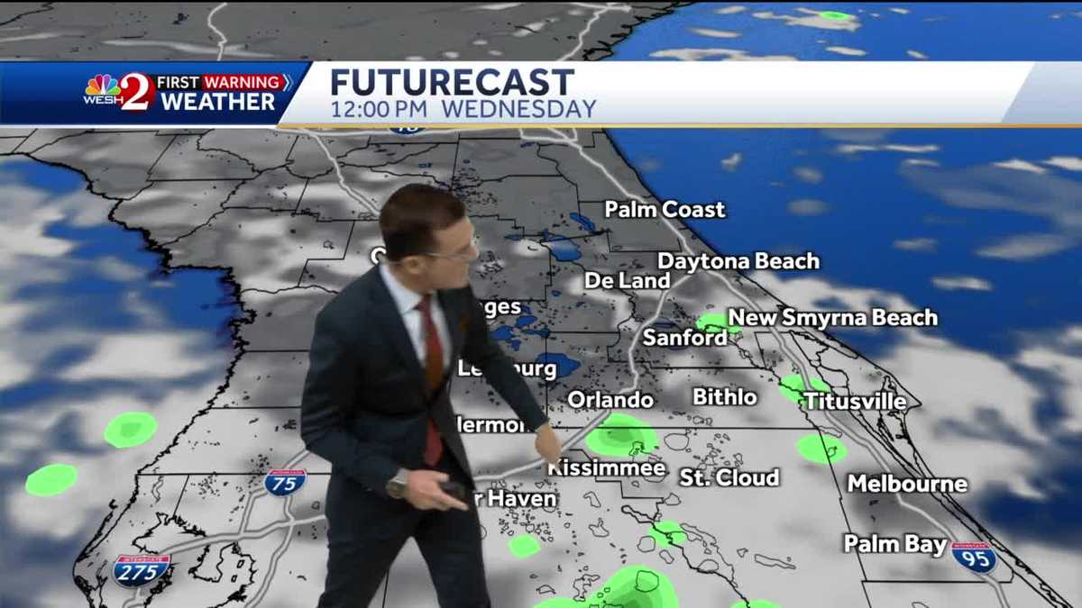 Watching rain chances rise tomorrow night into Thursday