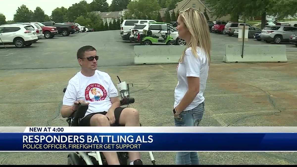 2 celebrities show support for 2 first responders battling ALS