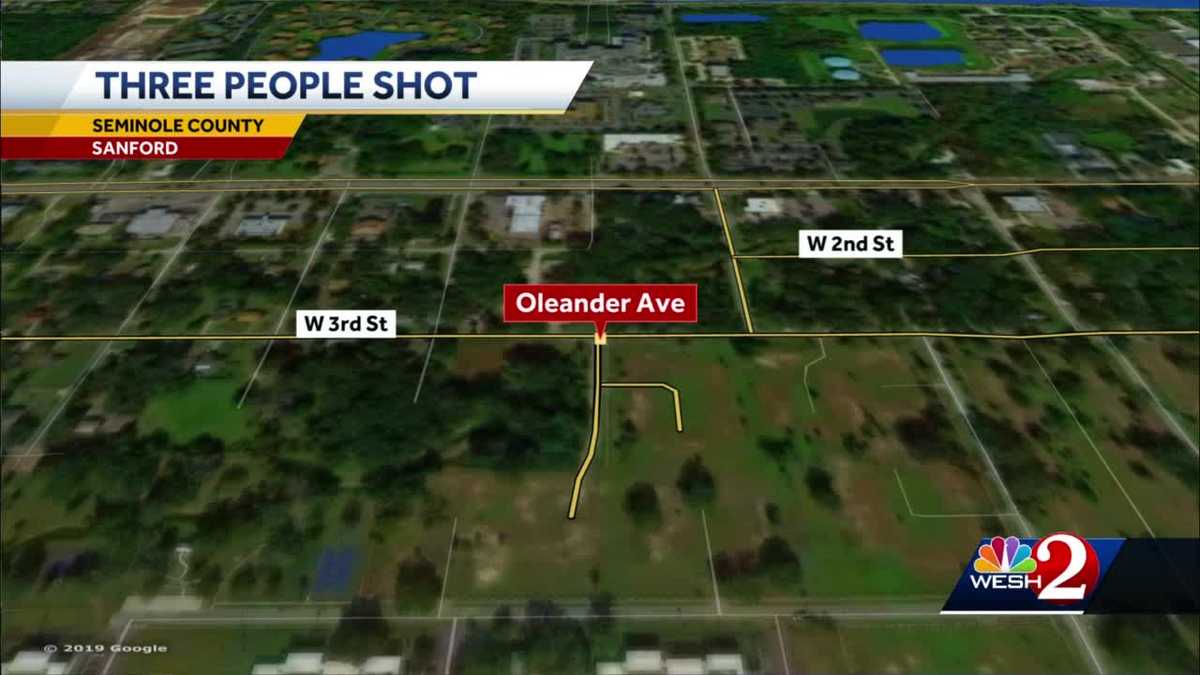 3 people shot in Sanford, officials say