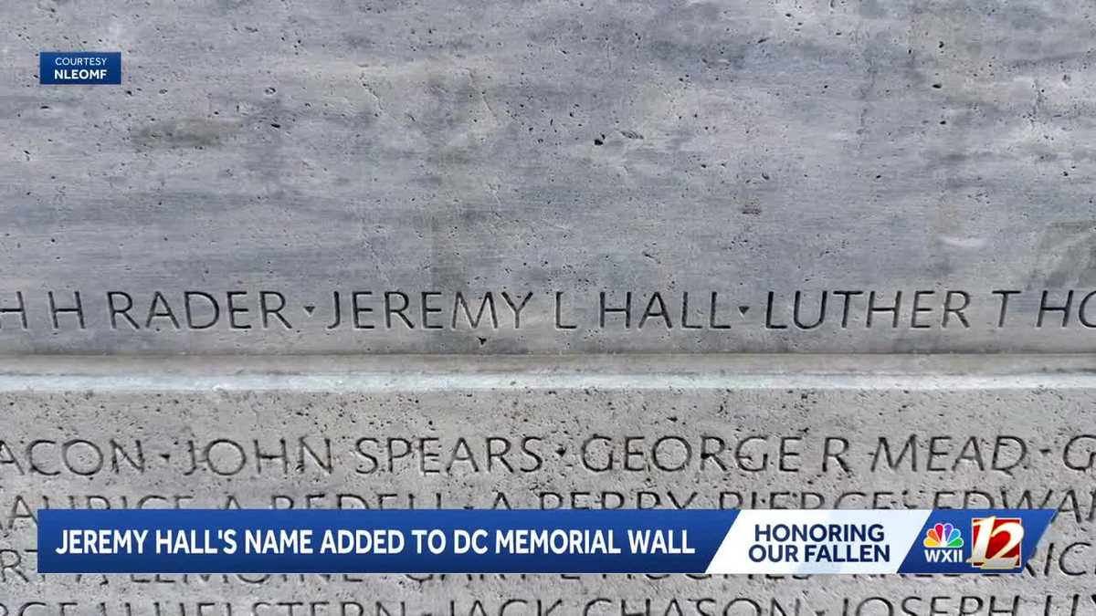 Fallen VA Corrections Officer's name added to national memorial wall in DC