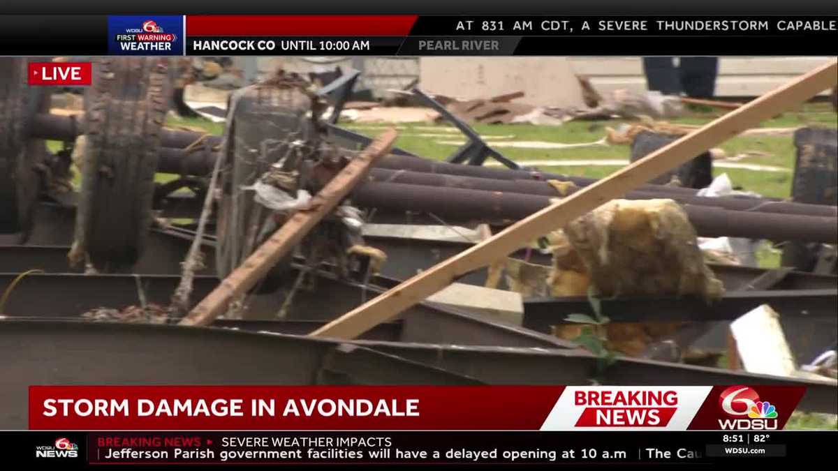 Avondale homes destroyed following severe storms Thursday morning