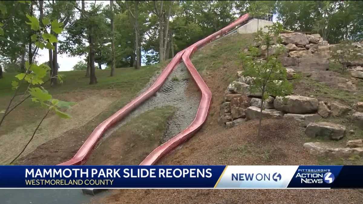 The giant slides at Mammoth Park are reopening June 15