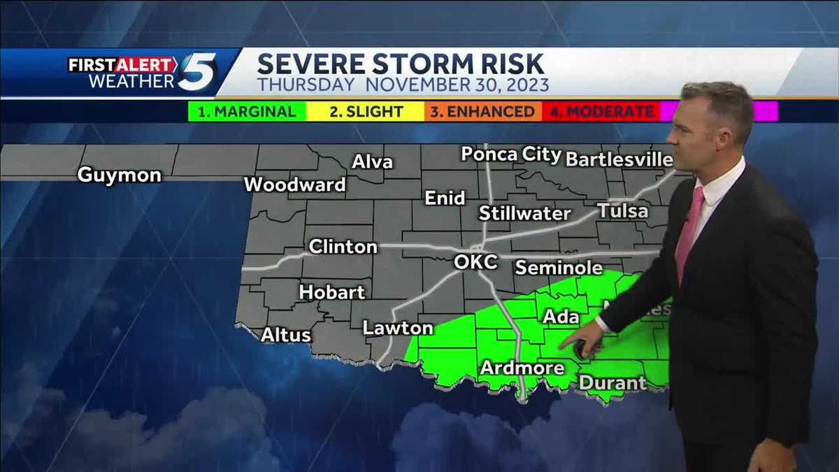 TIMELINE: Oklahoma could see storms, snow on Thursday