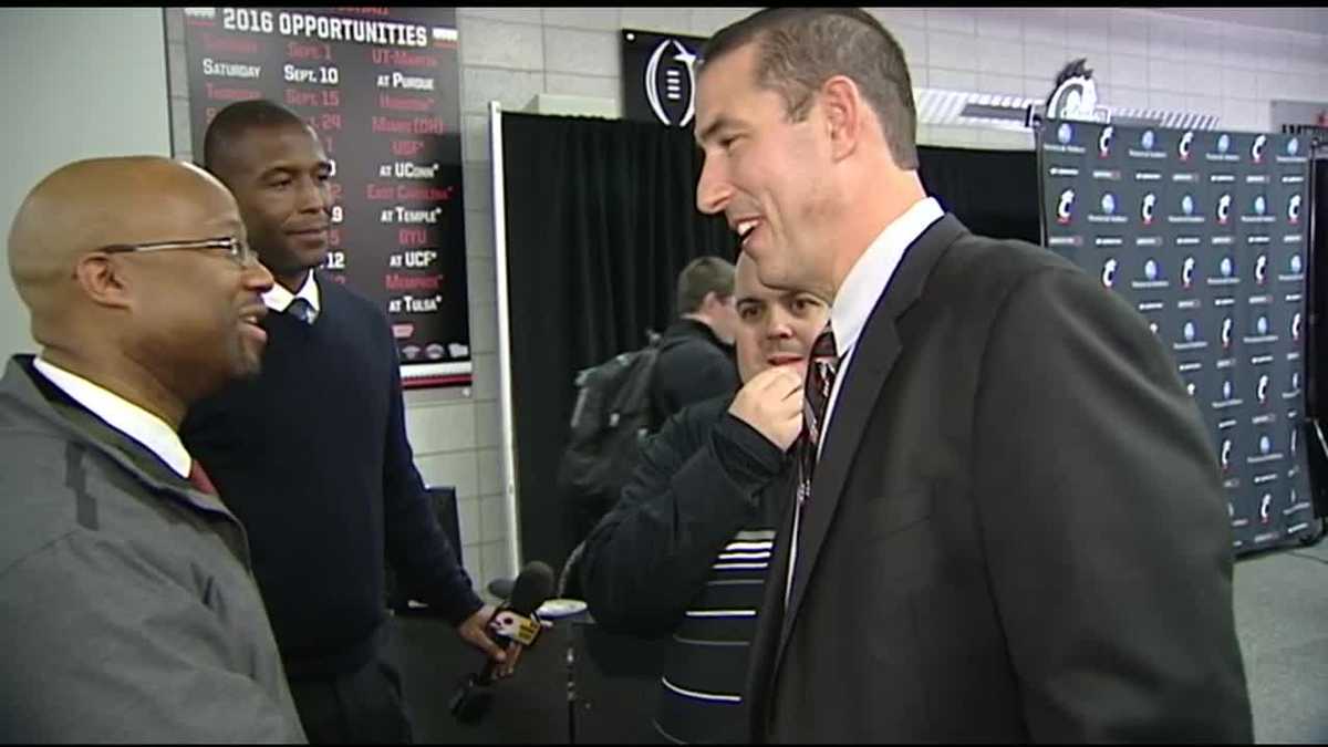 Team, fans welcome new head football coach to UC