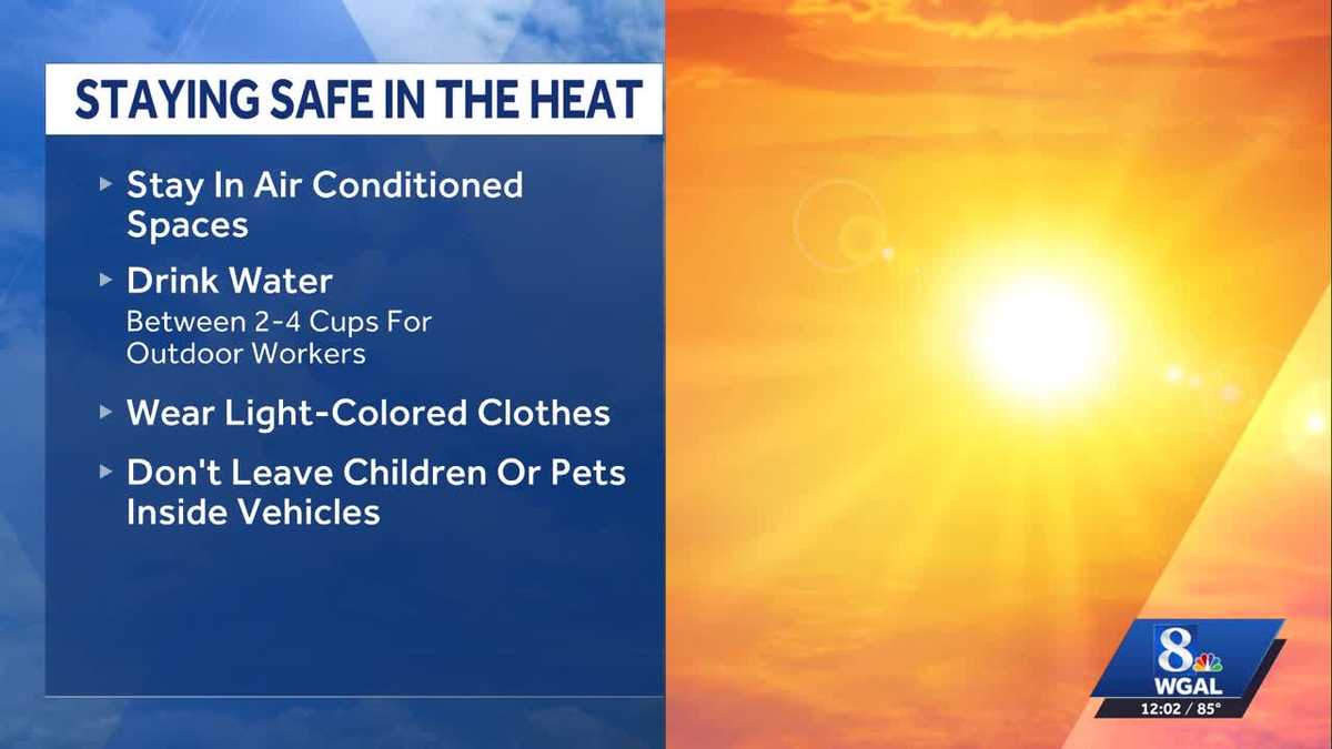 Stay safe: Learn the warning signs of heat illness