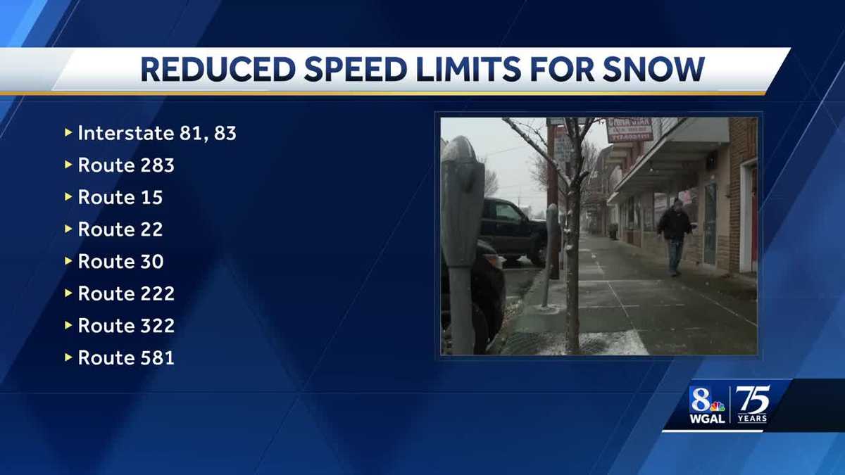 PennDOT reduces speed limits on some south-central Pa. roads