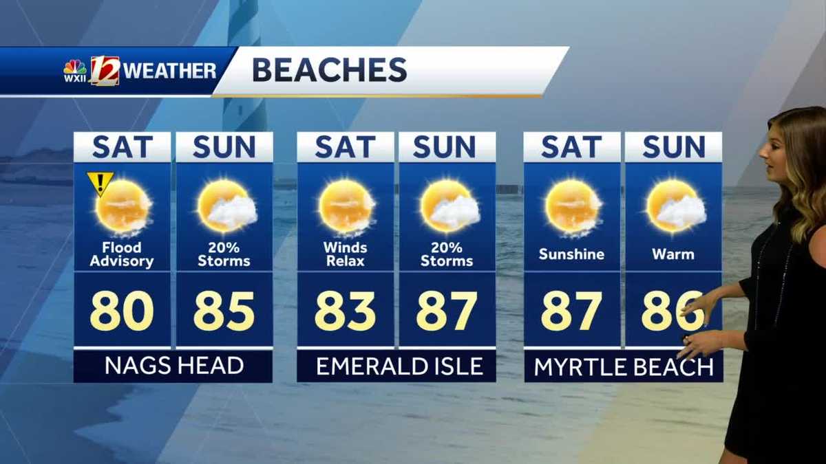 WATCH: Warm and Sunny Weekend, Beach Caution