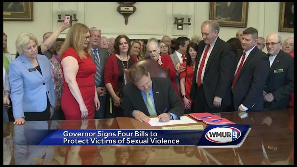 Gov Sununu Signs Bills To Strengthen Rights Of Sexual Assault Victims