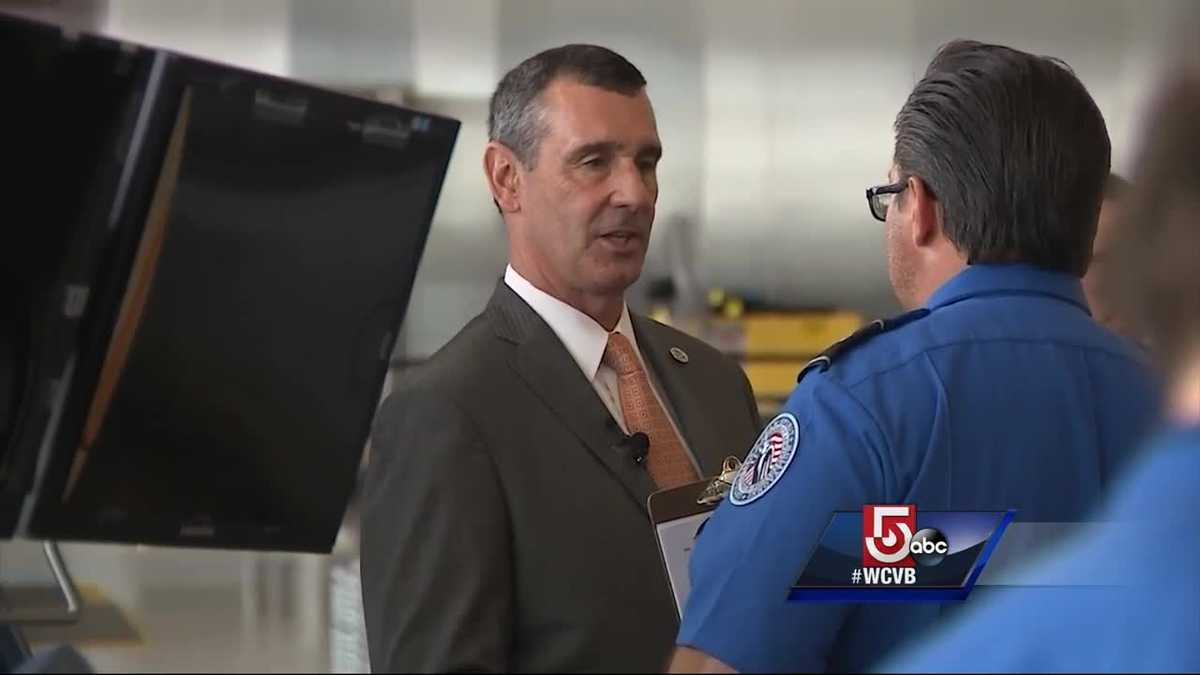 New TSA chief visits Logan Airport