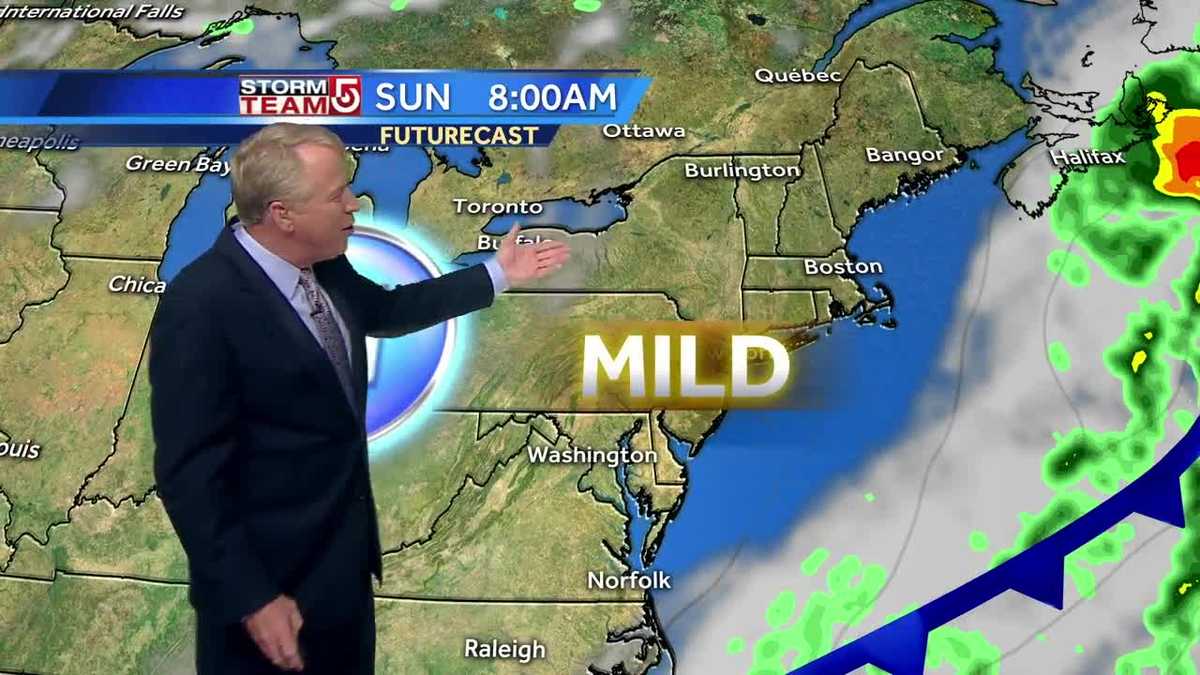 Video: Mild weather moves in