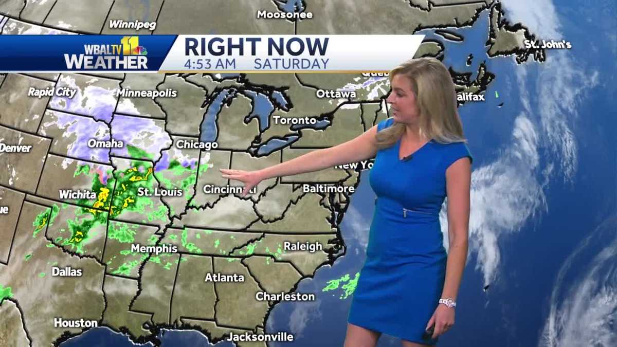 Increasing Clouds, Cooler Saturday