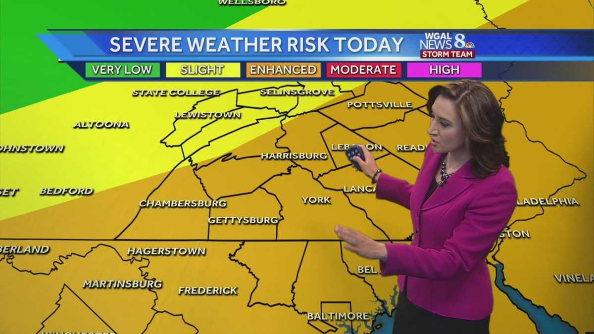 Severe weather possible today