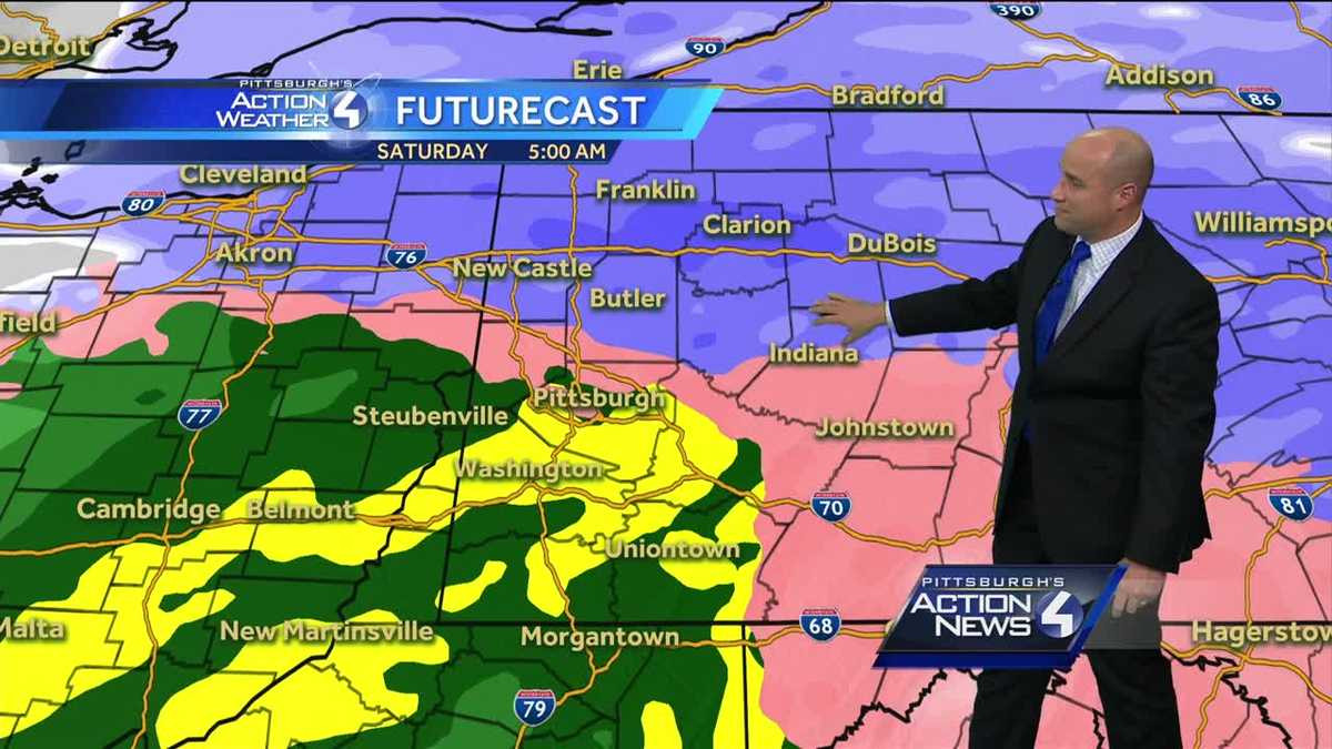 Pittsburgh's Action Weather forecast: It's a wintry mix