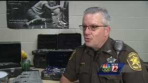 Resource Officer in Dobson Collects Instruments for Students