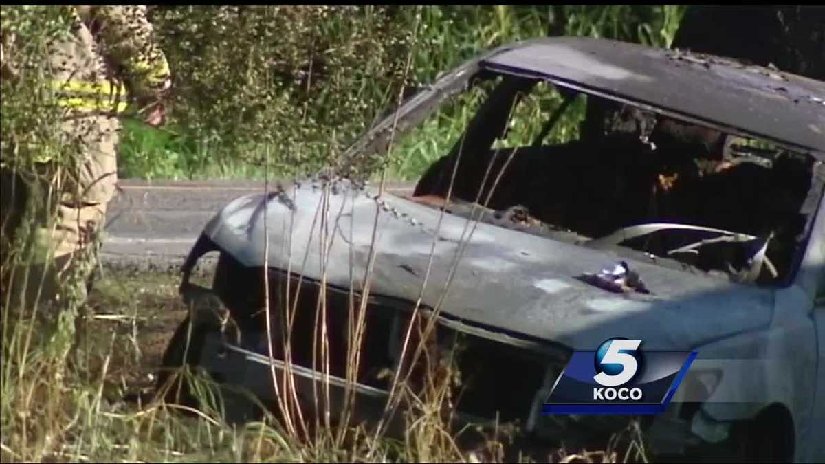 Passenger dies after fiery crash in northeast Oklahoma City