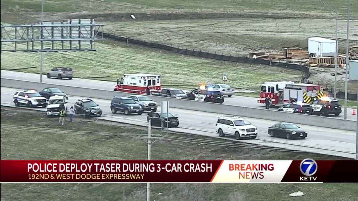 OPD: Officer deployed taser following 3-car crash
