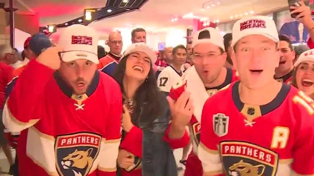 Fans across South Florida celebrate Florida Panthers championship