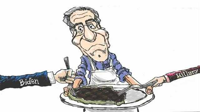 Duffy cartoon: 'Harkin's Steak Fry'