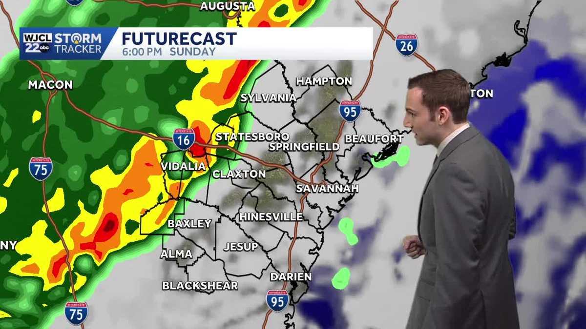 Scattered showers and thunderstorms possible on Sunday across Southeast ...