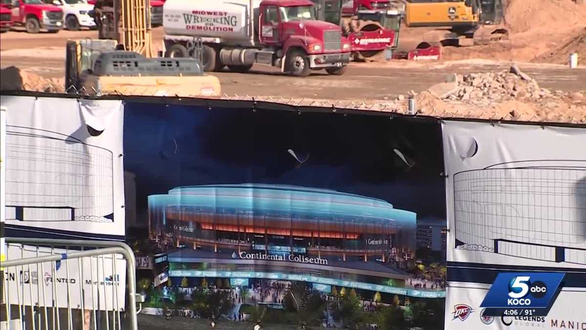 Oklahoma City breaks ground on Continental Coliseum, future home of the ...