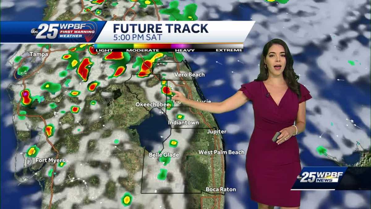 Isolated rain chances and hot conditions