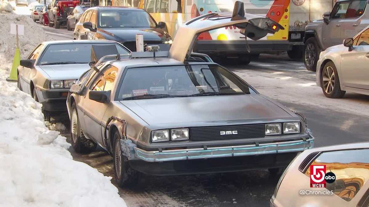 Vintage finds, and a drive in a DeLorean