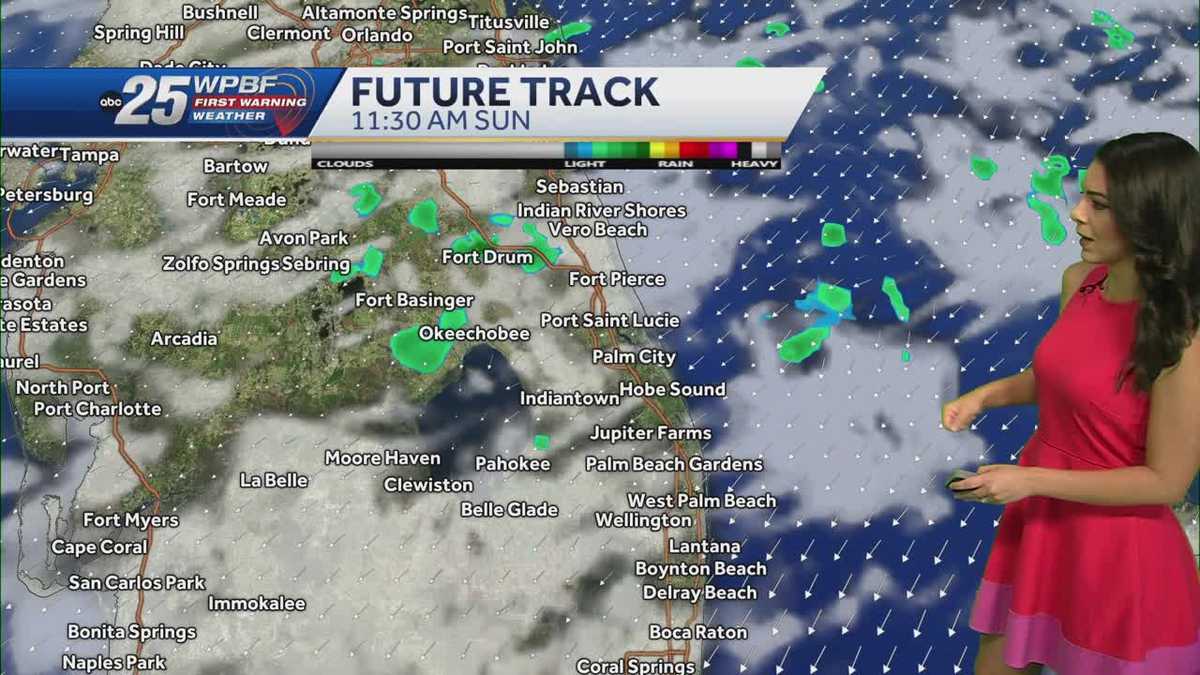 Quick showers, less humid