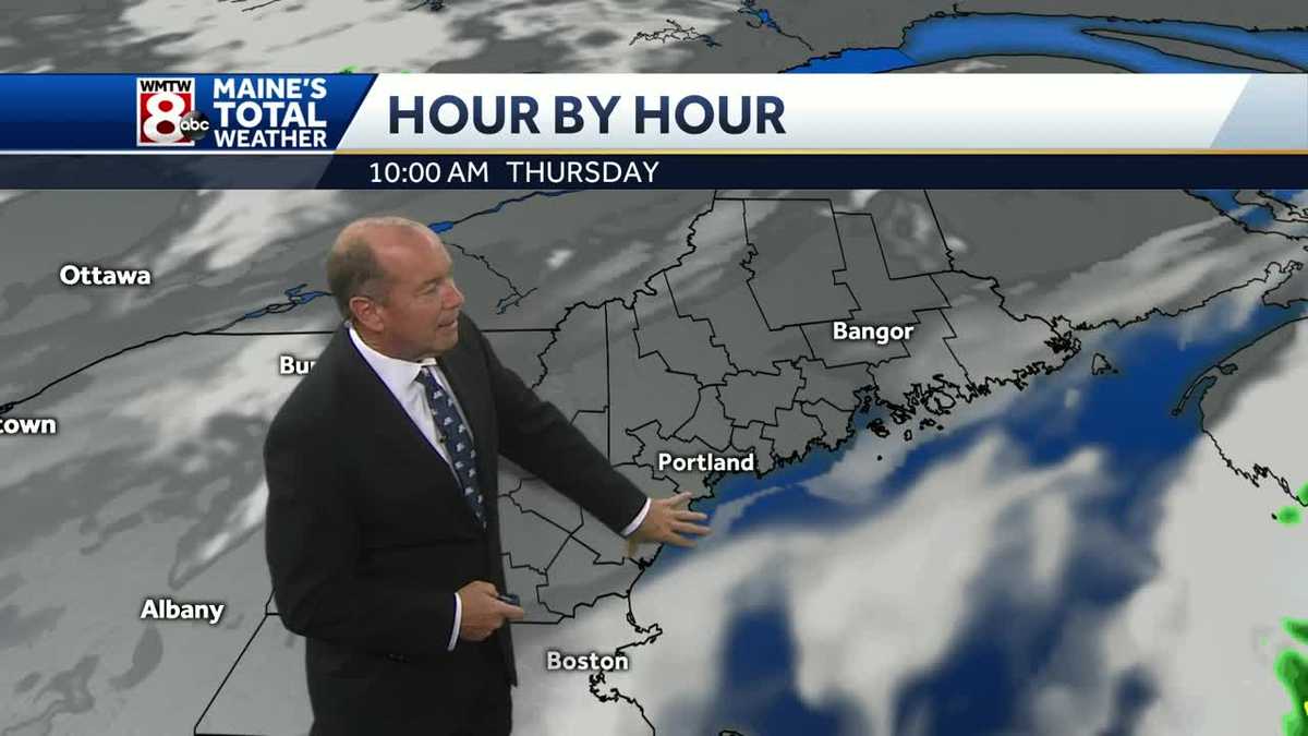 Mix of sun and clouds with lower humidity today