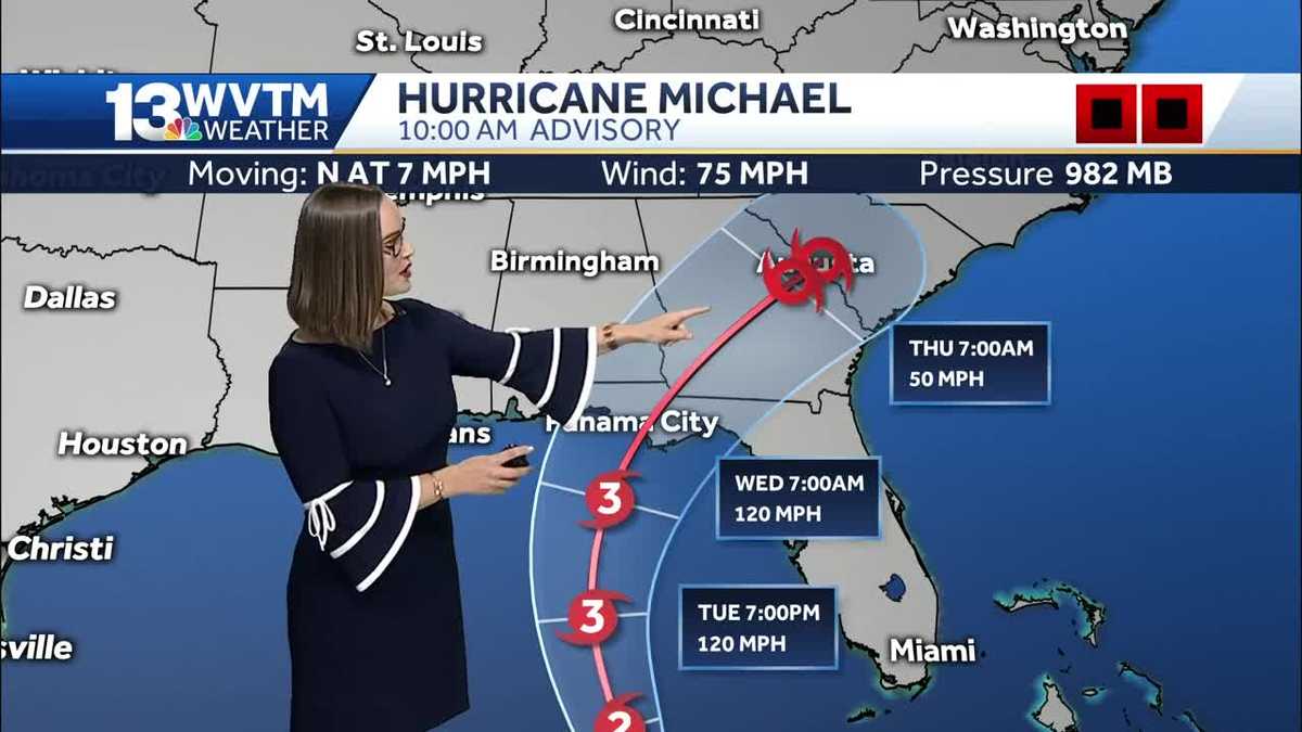 Hurricane Michael forecast to become Category 3