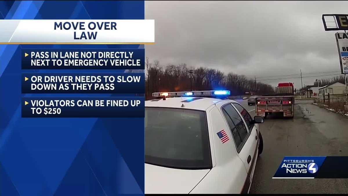 MOVE OVER LAW: Pennsylvania police join 6-state project to focus on ...