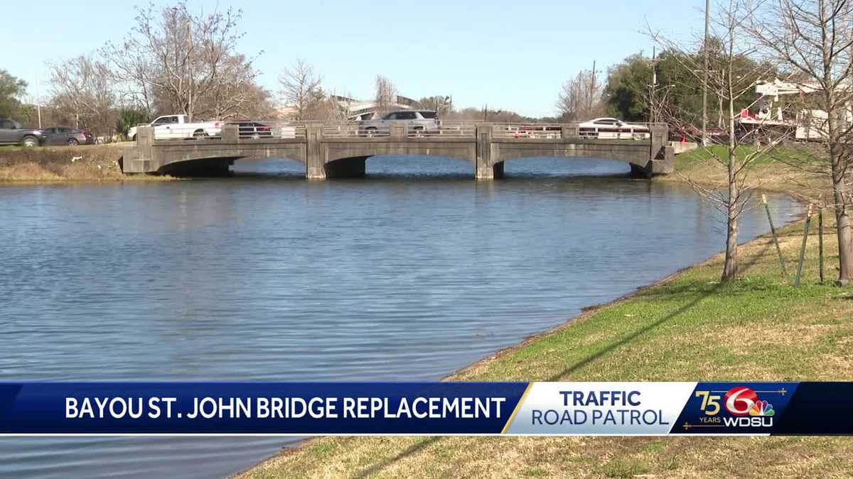 Replacement of Bayou St. John bridge at DeSaix Boulevard begins