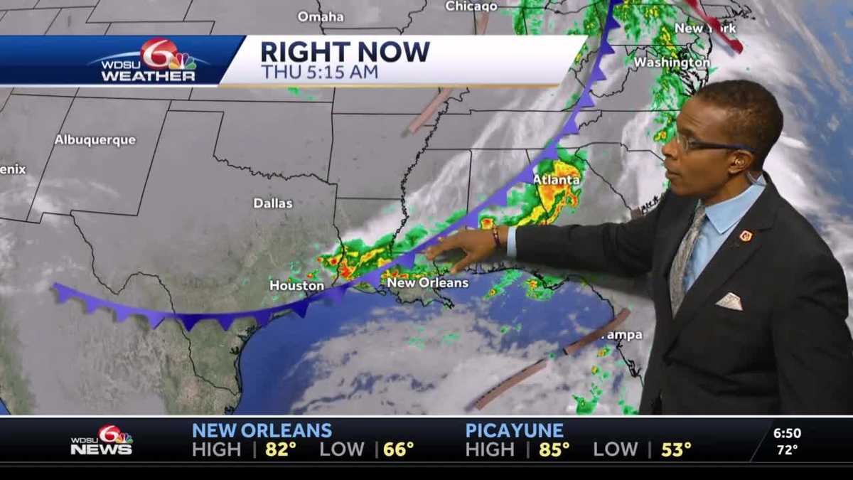 A rainy Thursday morning, sunny afternoon